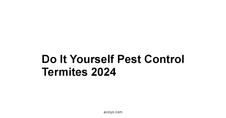 Do It Yourself Pest Control Termites 2024
